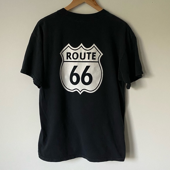 Route 66 | Shirts | Vintage Route 66 Graphic Tee Shirt With Big Logo ...